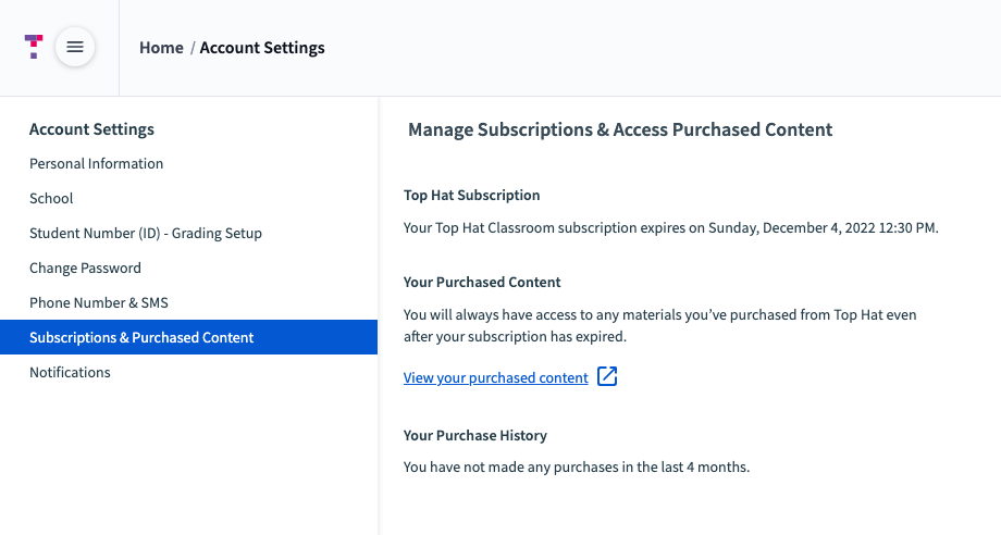 Welcome to Top Hat Support
