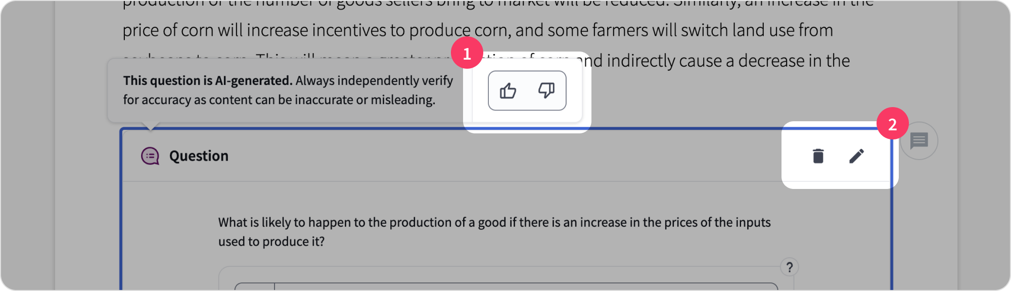 Top Hat Ace: AI-Powered Questions in Pages