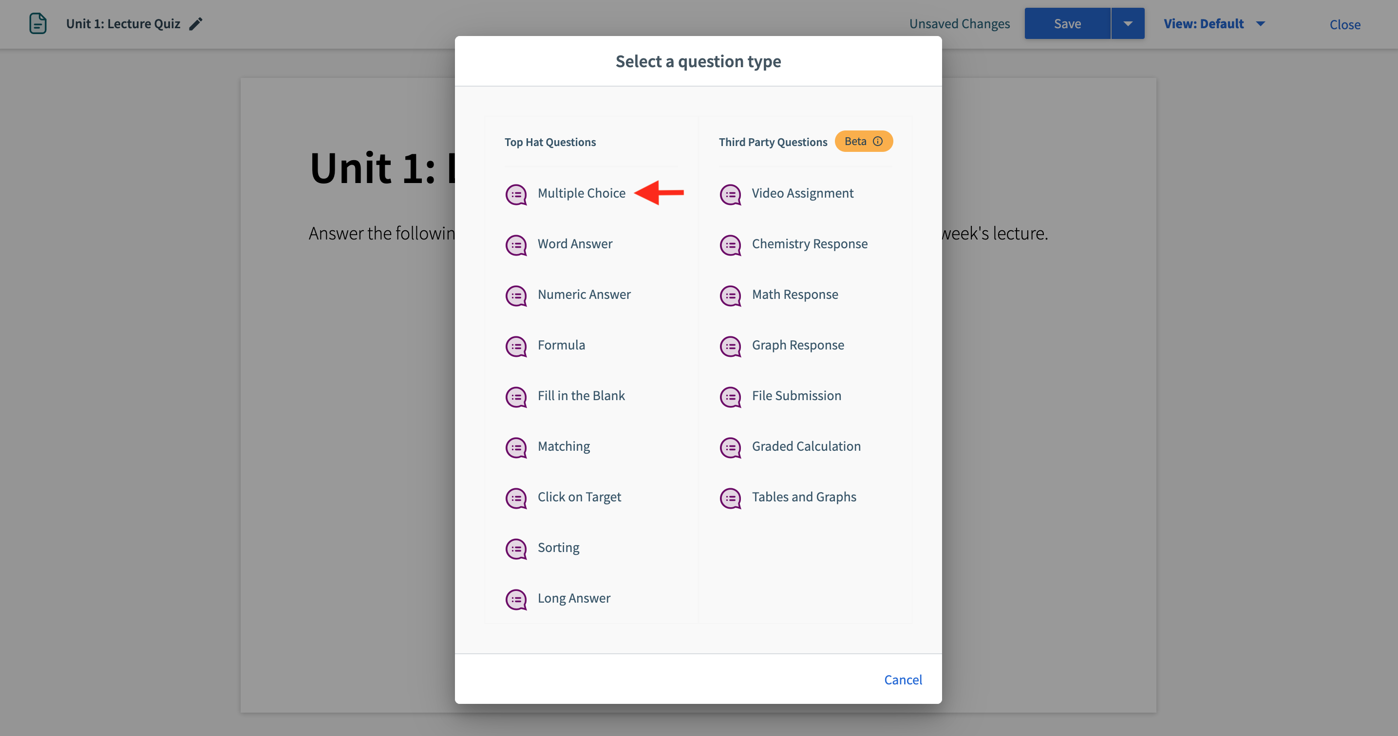Educator: Multiple Choice Questions