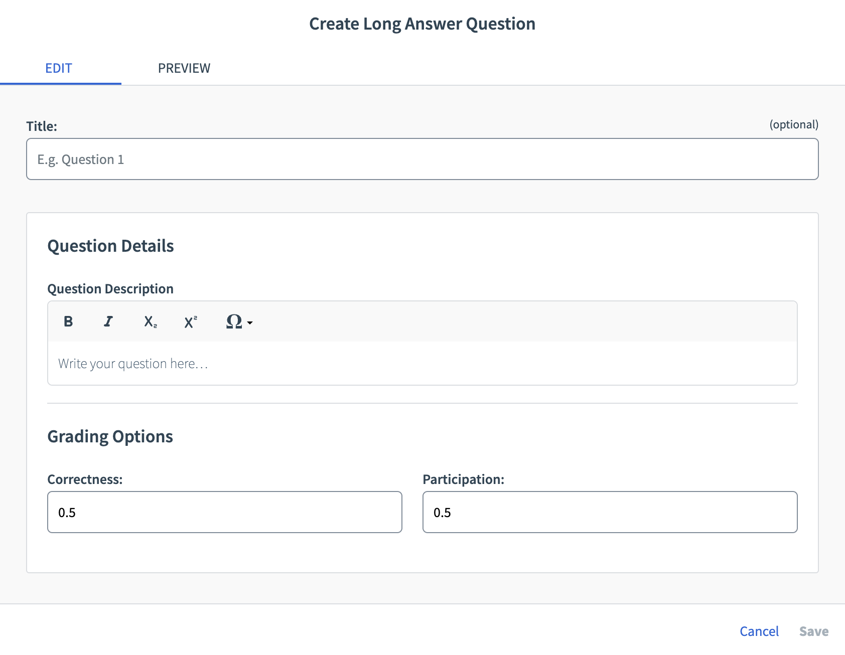 Educator: Long Answer Questions