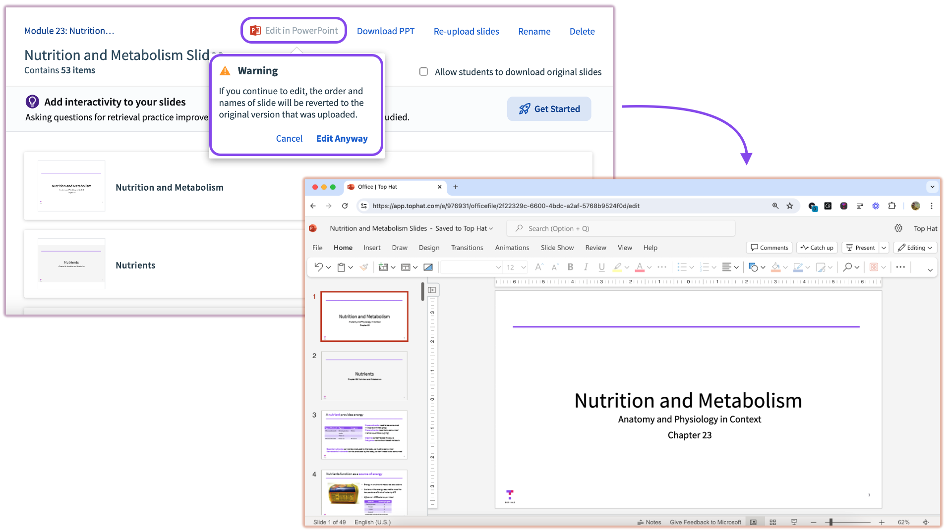 Educator: Slide Management