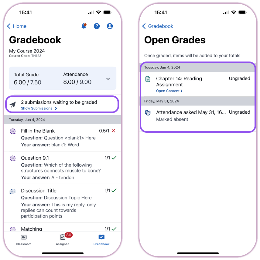 Student: The Gradebook