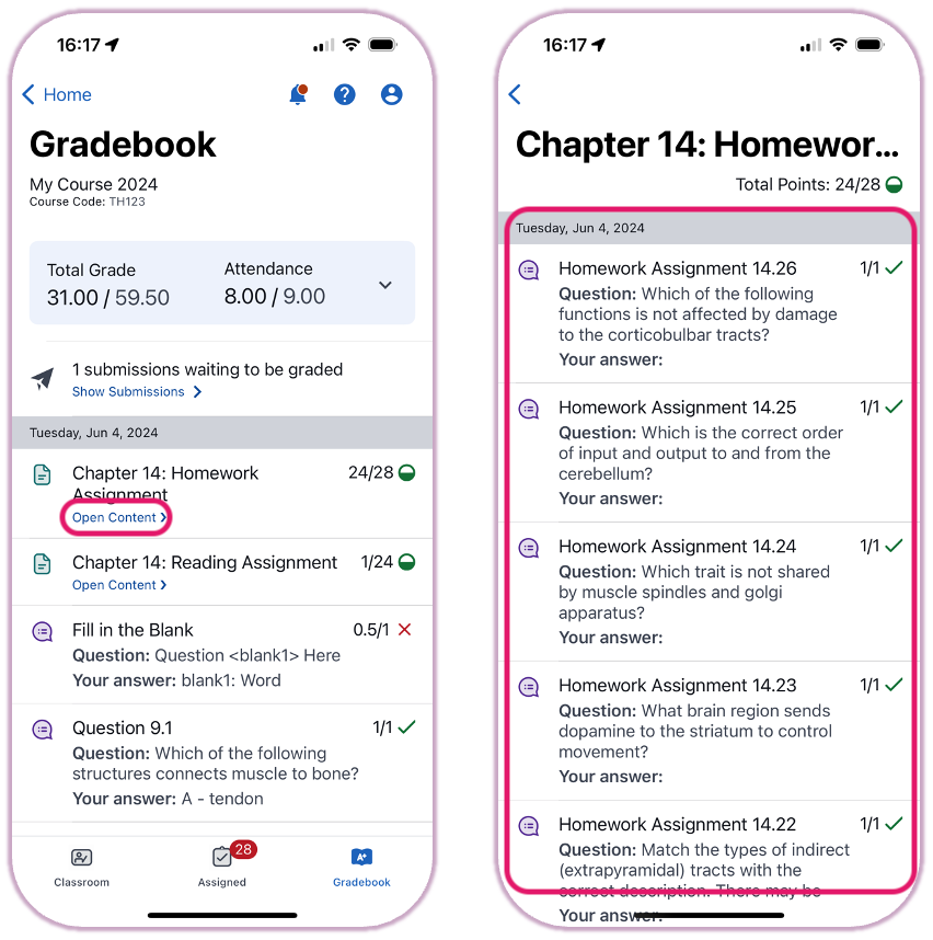 Student: The Gradebook