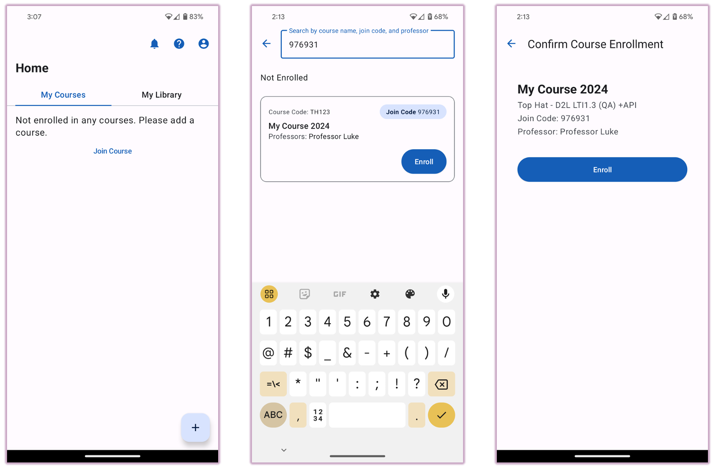 Student: Android App Guide