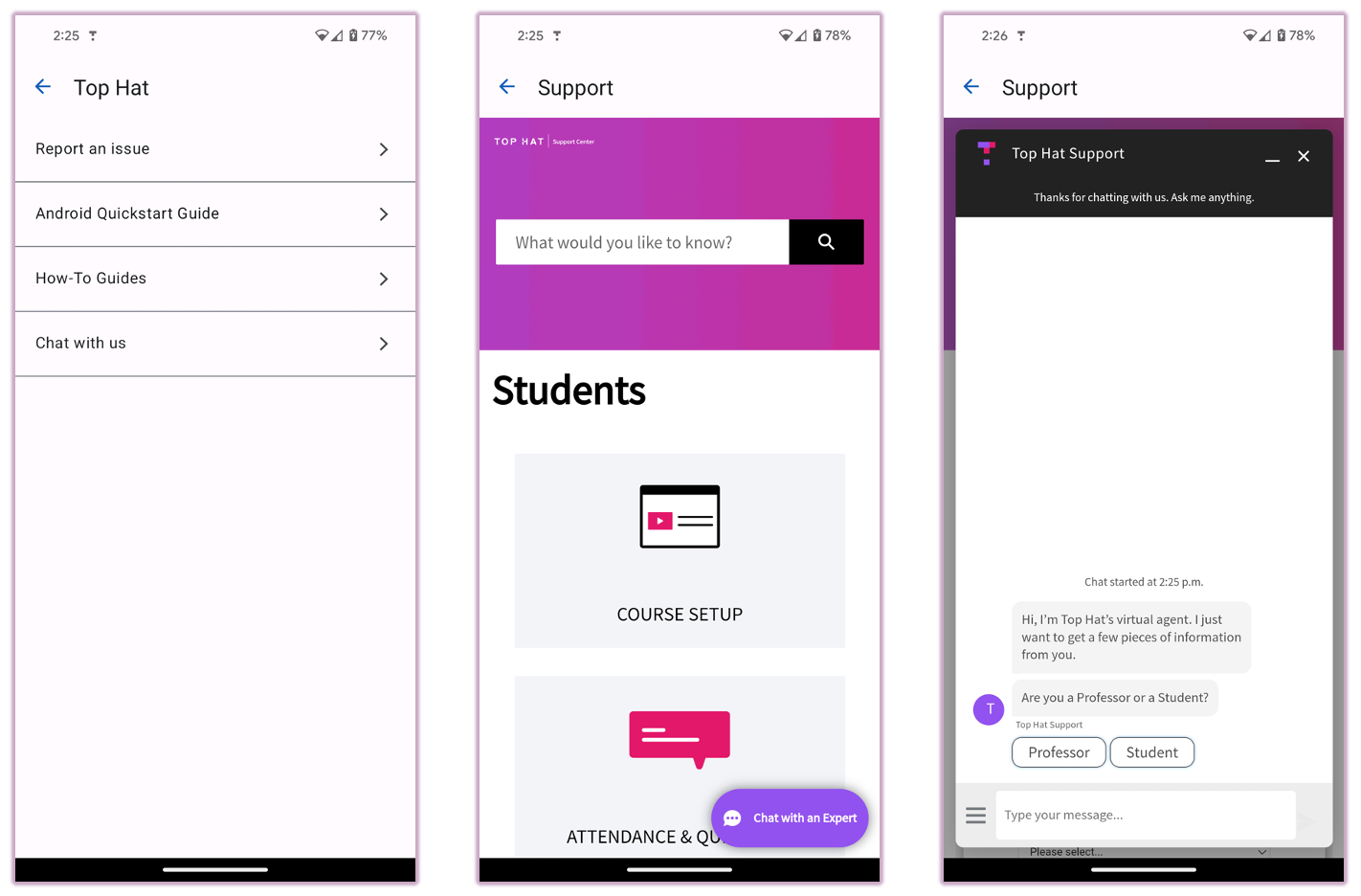 Student: Android App Guide