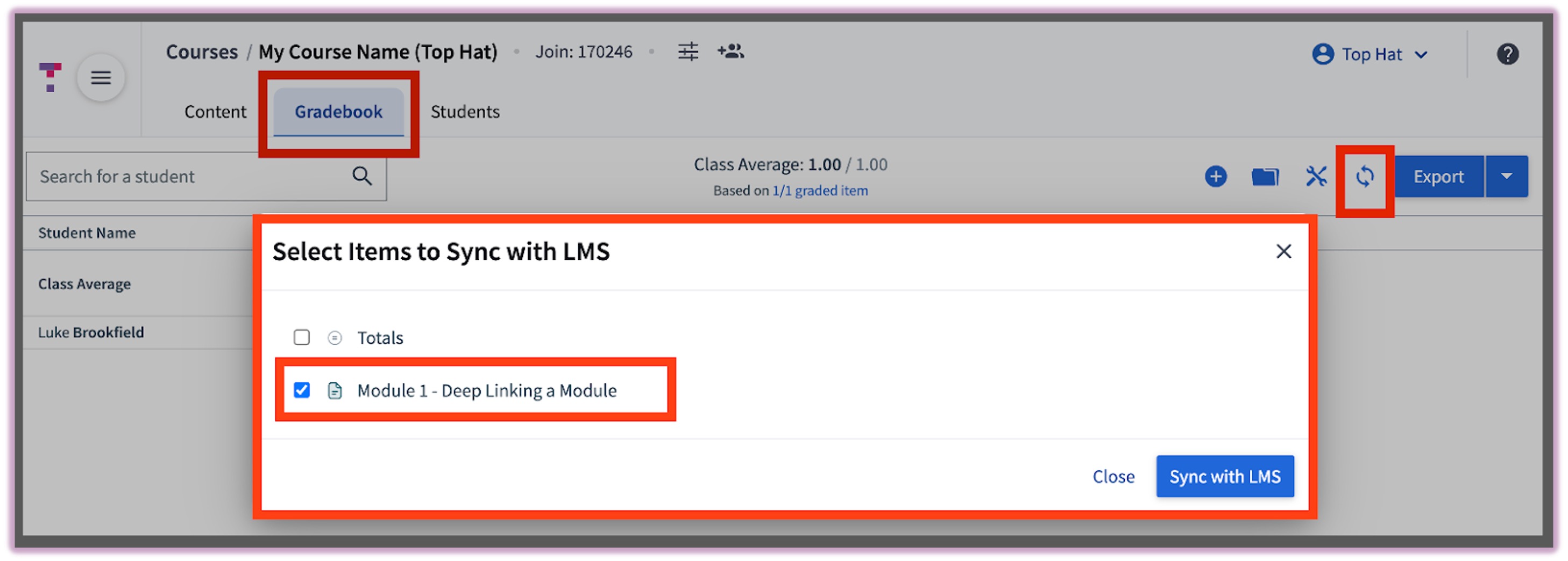 Educator: Connect a Course to Top Hat (Willo Labs + Canvas LTI 1.3)
