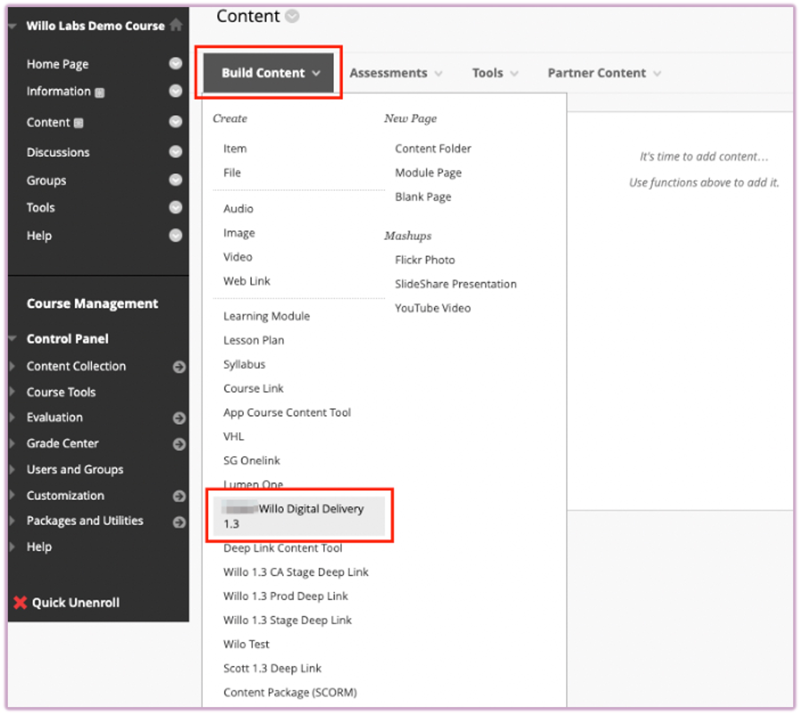 Educator: Connect a Course to Top Hat (Willo Labs + Blackboard LTI 1.3)