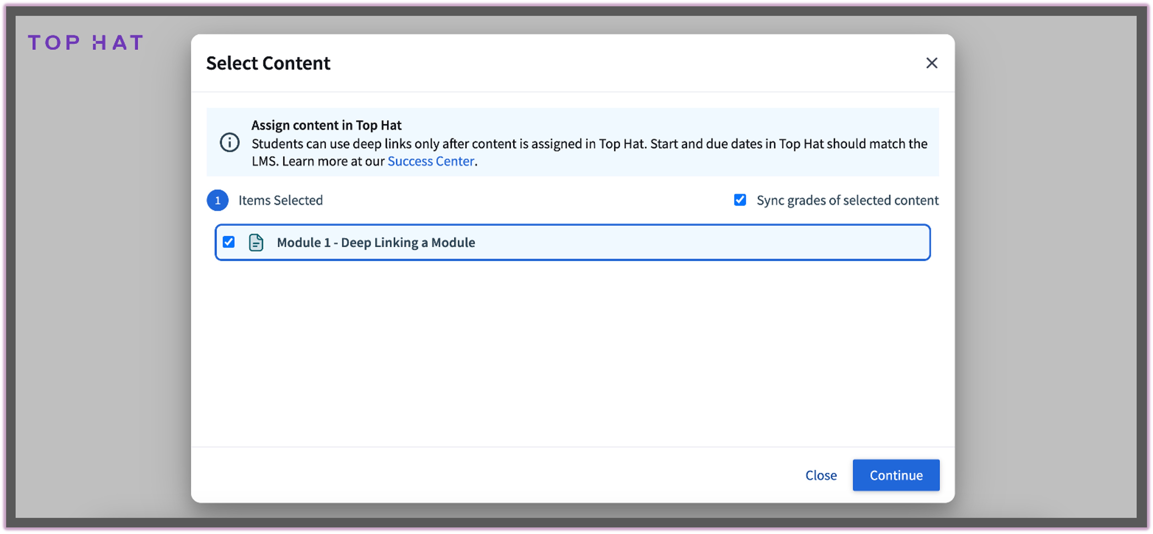 Welcome to Top Hat Support