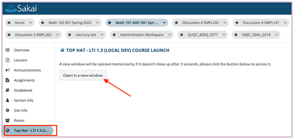 Educator: Sakai LTI 1.3 (Connecting Courses, Syllabus Insert, Deep ...