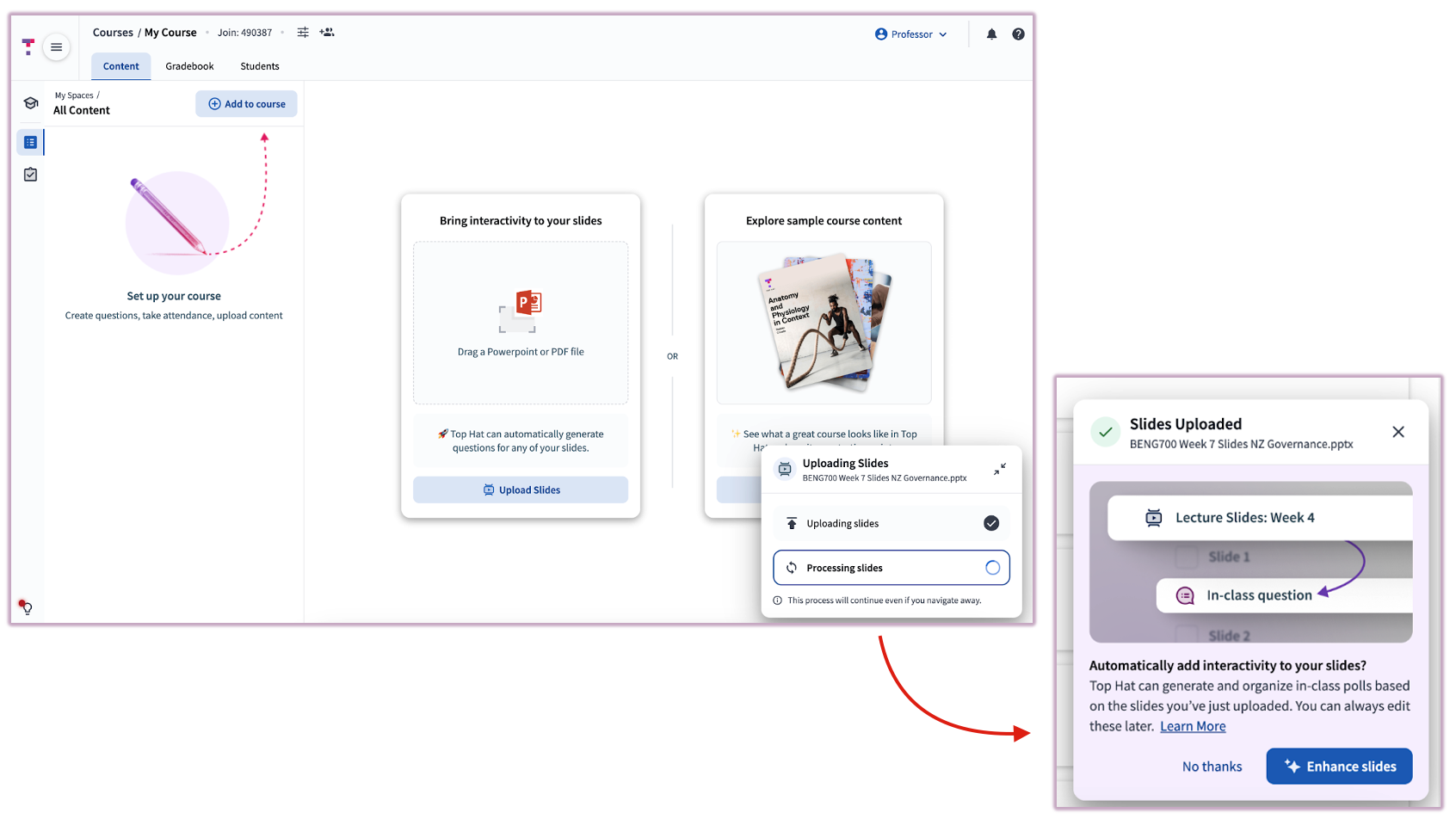 Educator: Slide Management