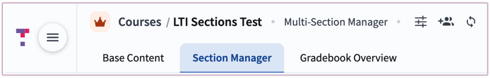Educator: LTI 1.3 Multi-Section Course Management (D2L)