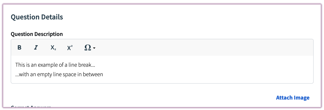 Educator: Apply Special Formatting (Questions and Discussions)