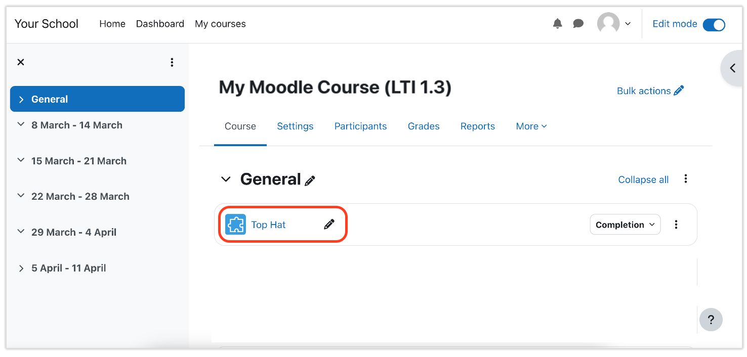 Educator: Moodle LTI 1.3 (Connecting Courses, Syllabus Insert, Deep Linking, Roster and Grade ...