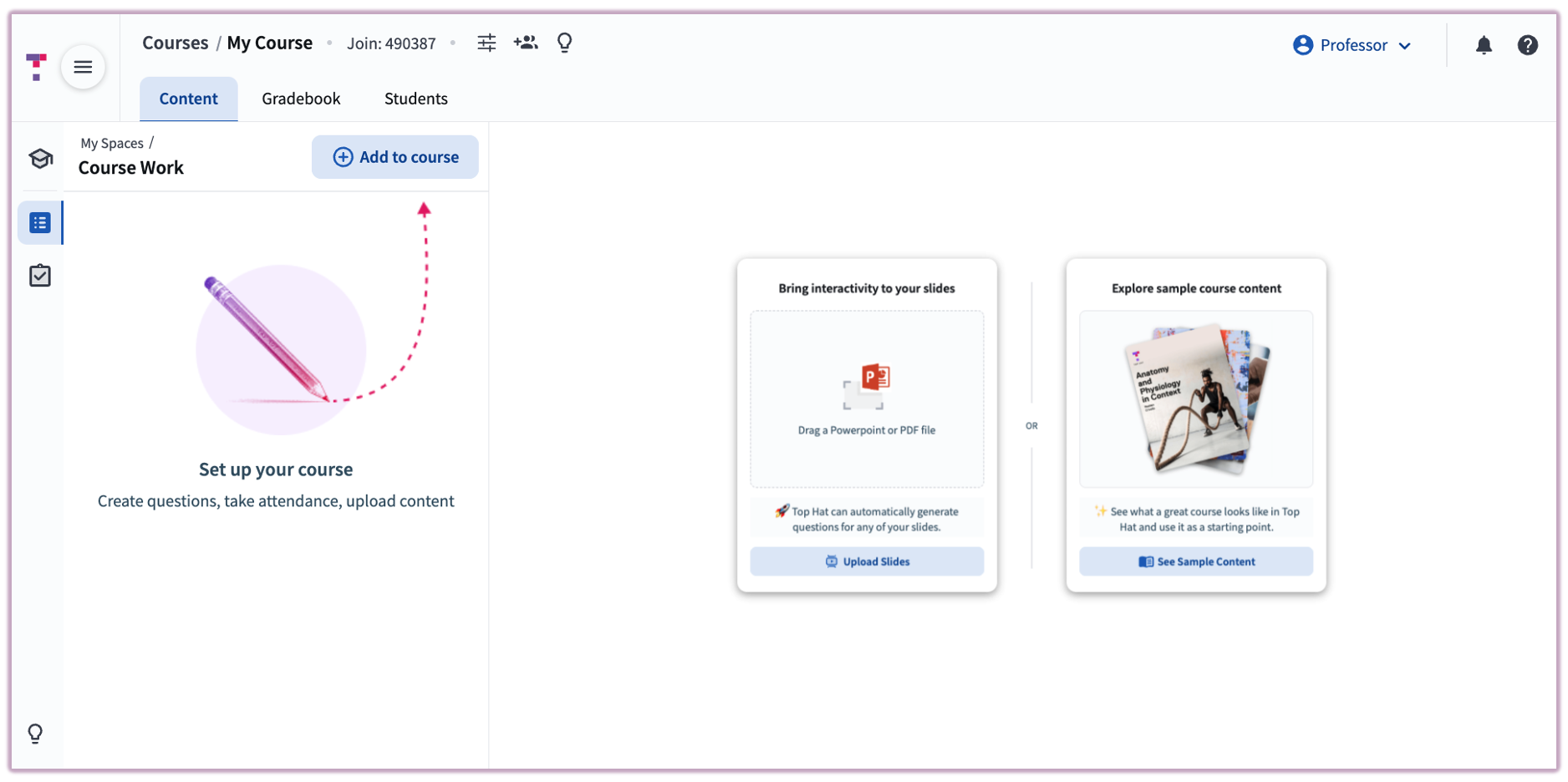 Educator: Course Creation (New or Copy Existing)